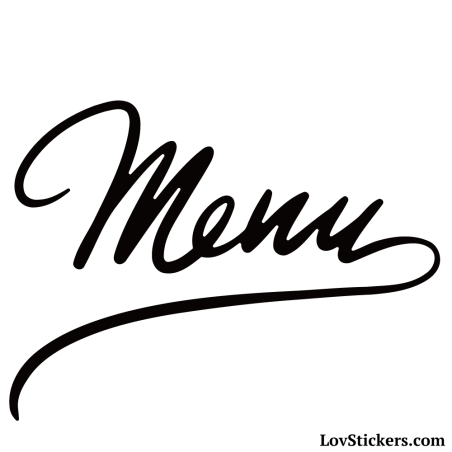 Stickers Welcome calligraphique Couleur Interieur Noir TEXT 15 x 11 cm